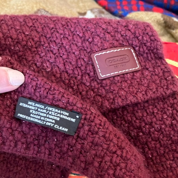 Coach | Accessories | Coach Winter Scarf | Poshmark